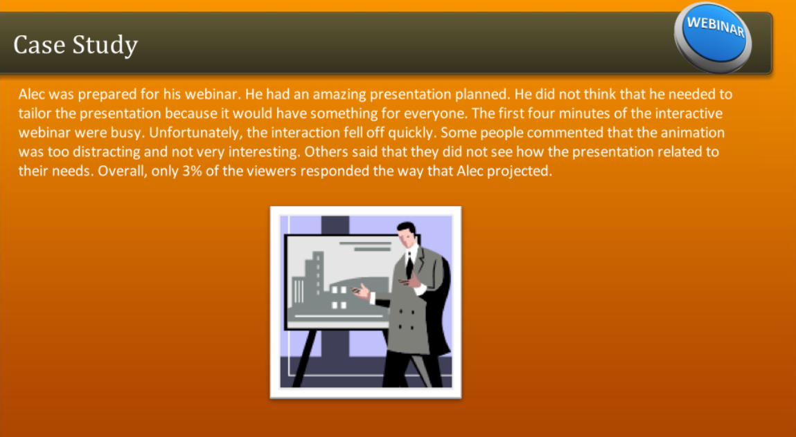 Case Study: Module 3 - Creating a Great Webinar - FreshSkills Case Study: Module 3 - Creating a Great Webinar - FreshSkills